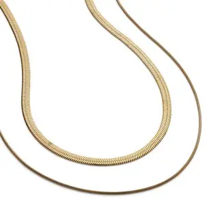 ELK & BLOOM Double Snake Chain Choker