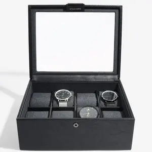 STACKERS Eight Piece Watch Box - Black