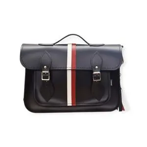 ZATCHELS 13 Handmade Leather Satchel - Blue