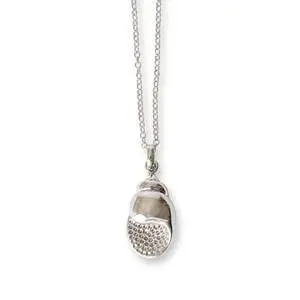 CLASSICHARMS Lexi Crystal Seashell Pendant Necklace - Silver