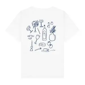 VELD Griffith Crew Neck T-shirt With Graphic Print - White