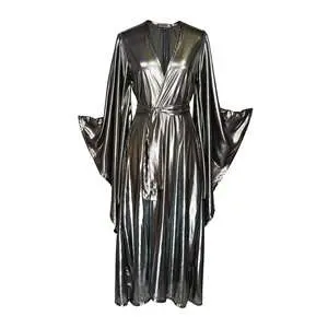 JENNAFER GRACE Galaxy Shine Kimono - Silver