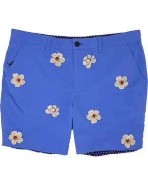 LORDS OF HARLECH Edward Flower Embroidered Short