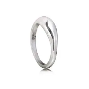 THE JEWELLERY STORE LONDON Plain Dome Signet Ring - Silver