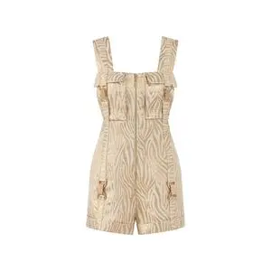 SAINT ONES Comet Open-weave Jacquard Jumpsuit