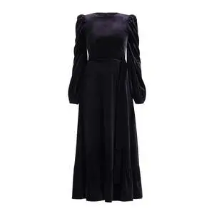 MEEM LABEL Swinton Velvet Midi Dress