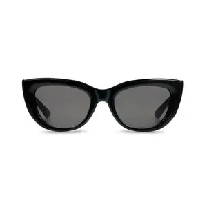 THE AVANTGUARD Lotus Cat Eye Sunglasses - Black