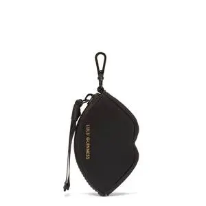Lulu Guinness Lip Bobbie Bag Charm - Black