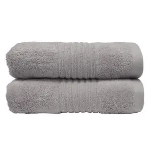 Misona Ultra Soft Bamboo Bath Sheet Set - Silver