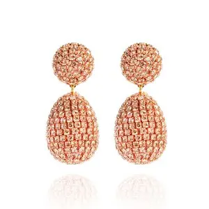SAULE LABEL Clio Dangle Earrings - Orange