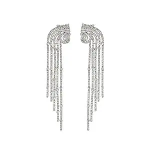 STEPHANIE BROWNE AUSTRALIA Zelda Dangle Earrings - Silver