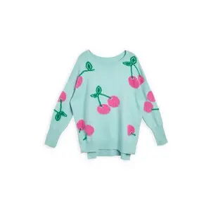 Saachi Appliqued Pullover Sweater