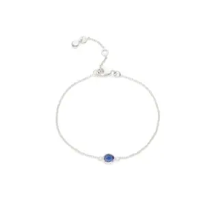 AUREE JEWELLERY Hampton Sapphire & Sterling Silver Bracelet - Blue