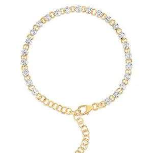 DINNY HALL Shuga Lab-created Diamond Tennis Bracelet - Gold