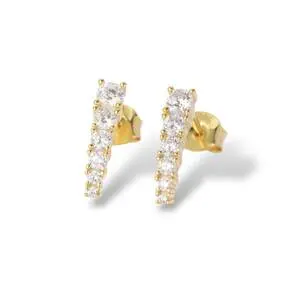 Jagged Halo Jewelry Studded Earrings