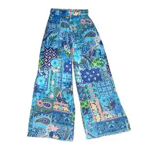 INTROVERTIE VIENNA Johnny Silk Palazzo Pants