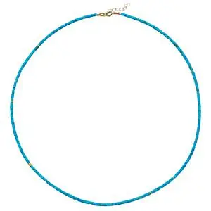 BOMBYX HOUSE Beaded Turquoise And 18K Gold Necklace