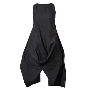 METAMORPHOZA Sleeveless Asymmetric Dress - Black