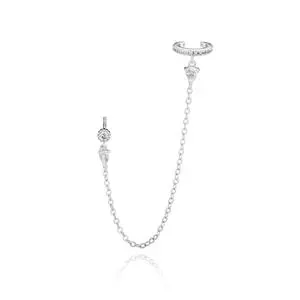AARIA LONDON Kaia Mini Cuff - Silver