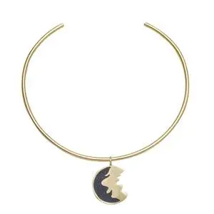 ZEWORKS Aria Lapis Lazuli Choker - Gold/blue