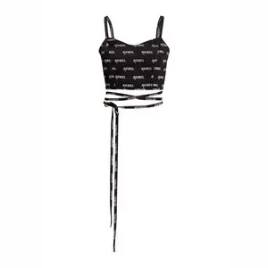 SARAH REGENSBURGER Rebel Printed Cropped Top