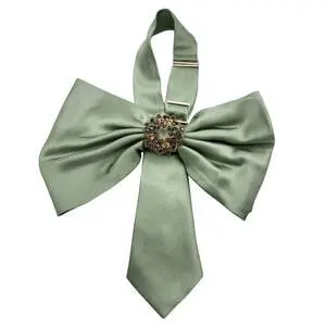 NANDANIE Jenny Bow Brooch - Green