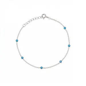 SPERO LONDON Opal Bracelet In Sterling Silver Silver