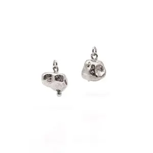 JAREDJAMIN Nugget Earring Charms - Silver