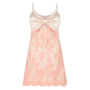 LISA THE LABEL Bow Belle Slip Dress