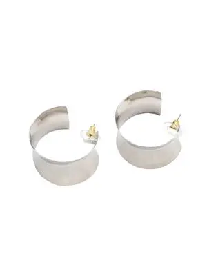 SITA NEVADO Flip Hoop Earrings - Silver