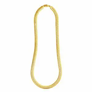 LILA RASA 22' Long Snake Chain Necklace - Gold