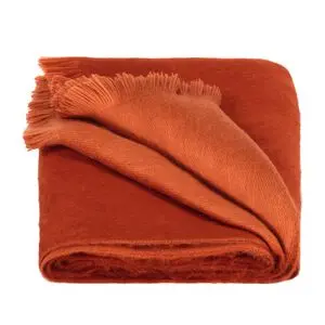 ALPACA LOCA Double Scarf Terracotta / Brick - Red