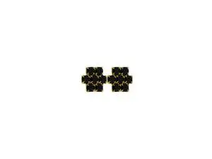 VICKISARGE The Hive Clip-on Earrings - Black