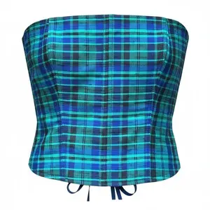 THE COOLGIRL NYC Jane Corset - Blue/black