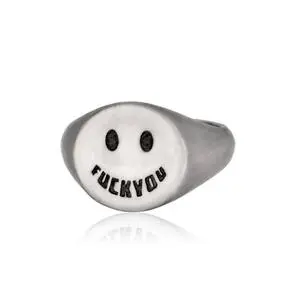 CARTOGRAPHY Signet Ring In Sterling - Silver