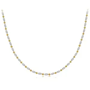 JANUS EDINBURGH Sha Sha Dual Tone Necklace - Silver
