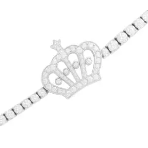 MAISON DE GALA Majesty Crown Bracelet - Silver