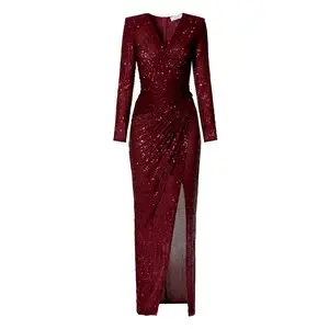 Aggi By Halewski Slit Evening Dresses