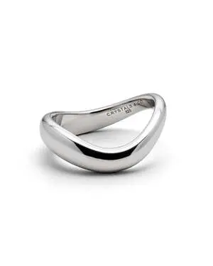 CRYSTALS AND CO Flow Ring Silver