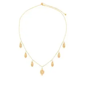 SEVEN SAINTS Artemis Slider Choker Necklace - Gold