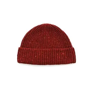 OUBAS Donegal Merino Wool Beanie Hat
