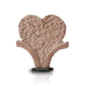 MARLETH Love Hand-carved Marble Sculpture - Pink