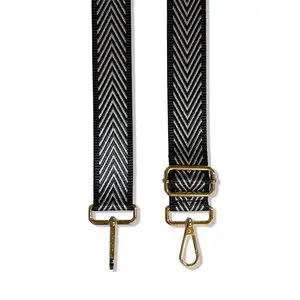 APATCHY LONDON Chevron Woven Canvas Bag Strap