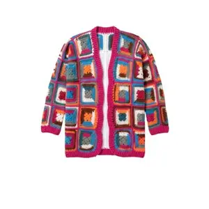 Saachi Crochet Marrakesh Short Jacket - Orange