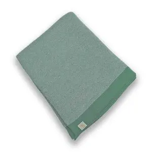 OTTO & SPIKE Lightweight Wool Blankets - Lolly - Tarragon Green - Medium Green