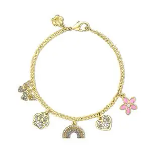 CLOUD HAVEN Ditsy Charm Bracelet - Gold
