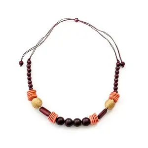 Likhâ Bombon Statement Necklace - White