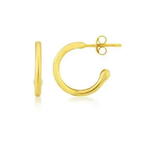AUREE JEWELLERY Manhattan Vermeil Hoop Earrings - Gold
