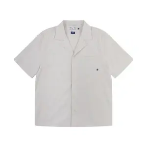 USKEES Neutrals Cuban Shirt Ecru