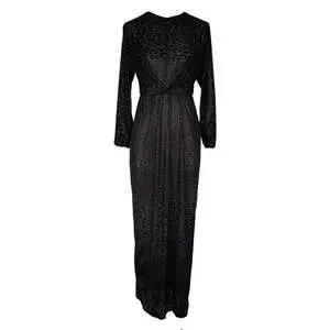 JENNAFER GRACE Twist Front Maxi Dress - Black